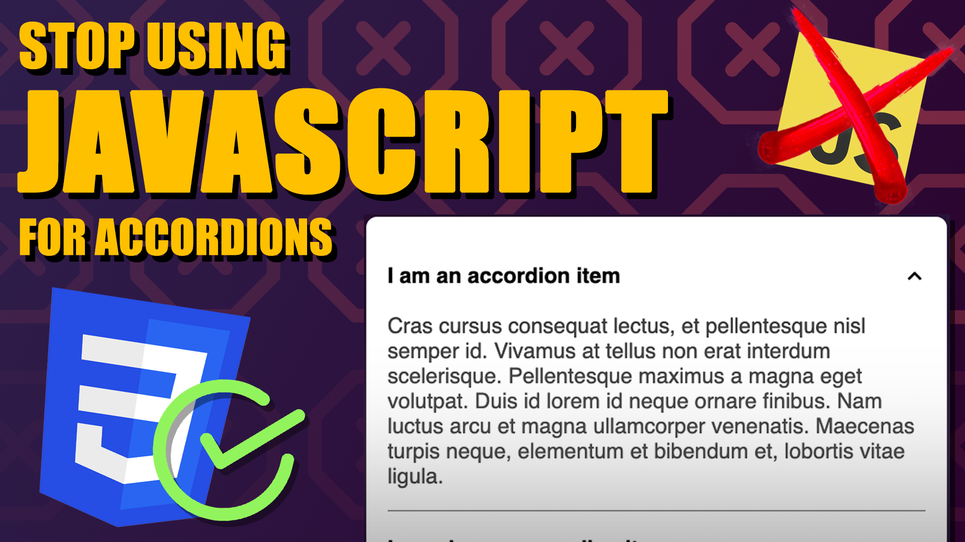 How to make accordions without any JAVASCRIPT | faslin-kosta.com